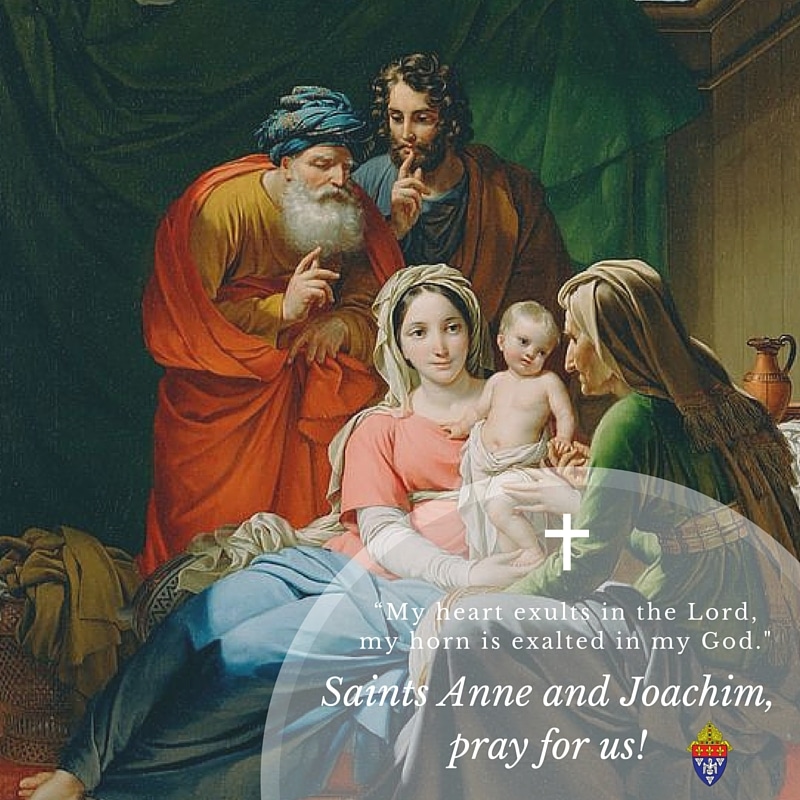 Saints Anne & Joachim, pray for us!